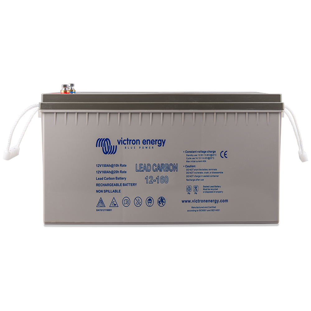 Victron Lead Carbon Battery 12V/160Ah (M8) – solarelectrification.com